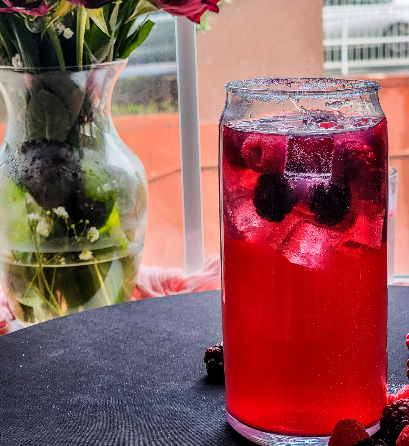 Very Berry Galaxy Mocktail - Deirdra Monet's Lifestyle Blog