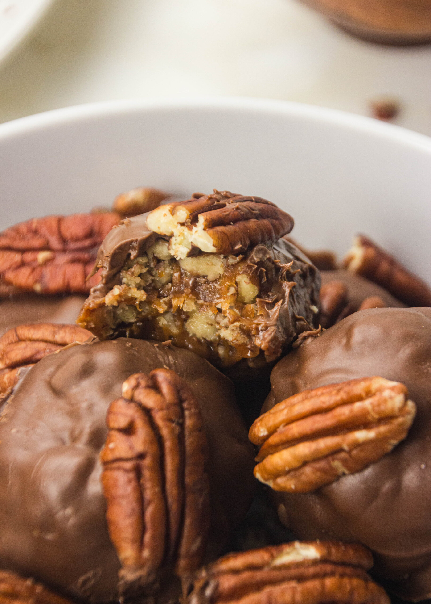 Chocolate Pecan Caramel Clusters - Deirdra Monet's Lifestyle Blog
